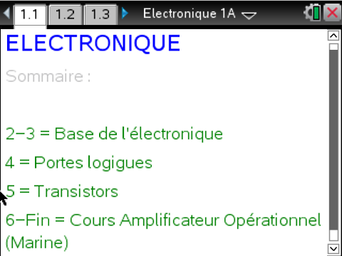TI-Planet | Cours électronique (Cours et Formulaires Nspire program)