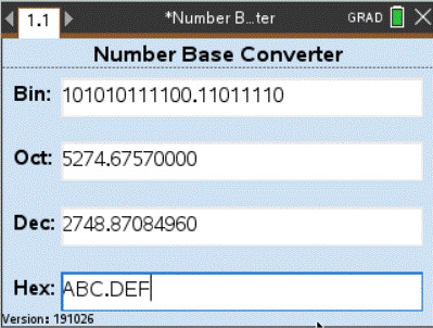 TI-Planet | Number Base Converter (Maths Nspire program)