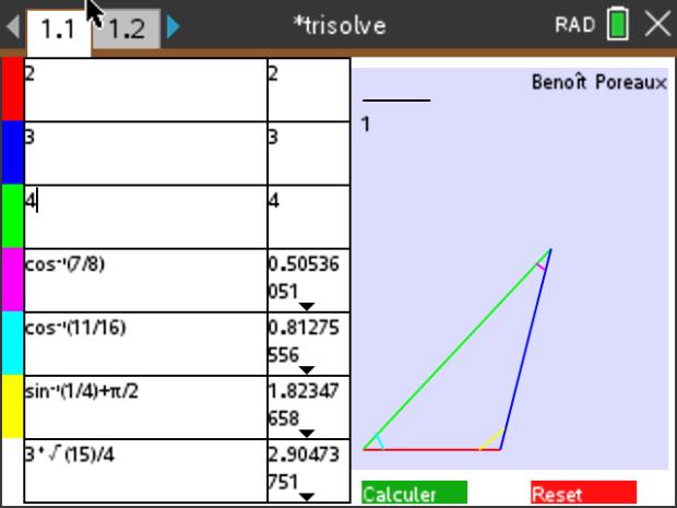 TI-Planet | Solveur de triangles quelconques (Maths Nspire program)