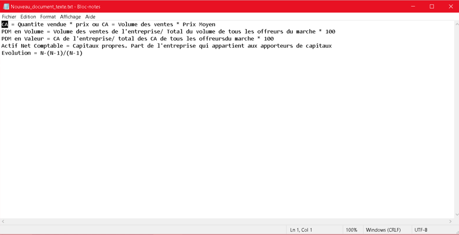 TI-Planet | Rappel de formules économie (Cours et Formulaires ce program)